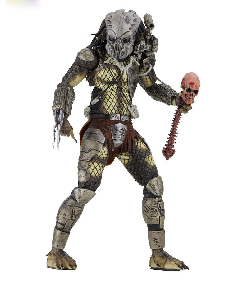 Модель подвижной фигурки NECA Predator, посвященная 30-летию P1 полковника Арнольдачи «Охотник в джунглях»