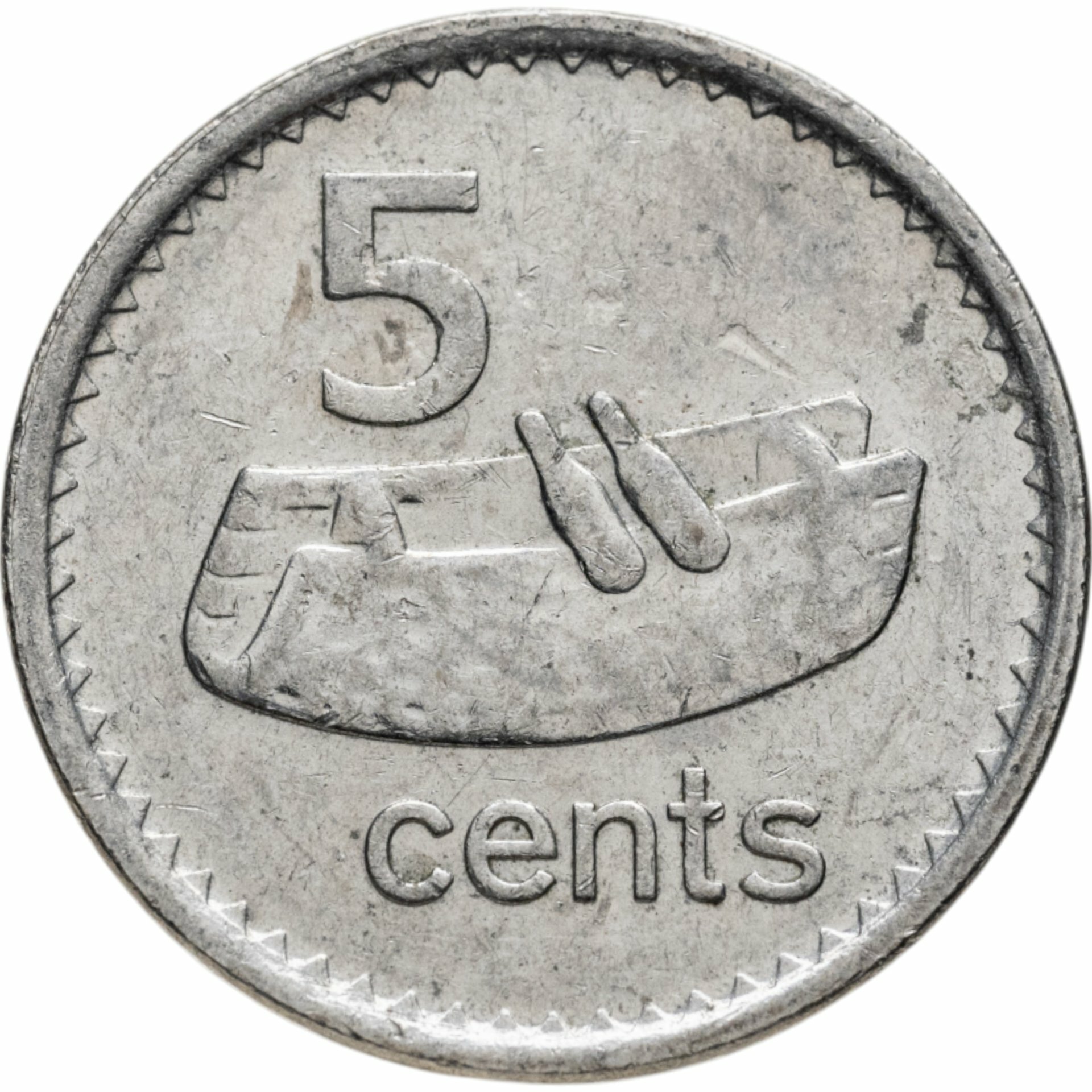 Фиджи 5 центов cents 1992-2010 , Сталь, в сохранности VF-XF
