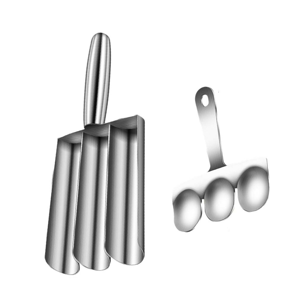 Форма для фрикаделек, Три трубки