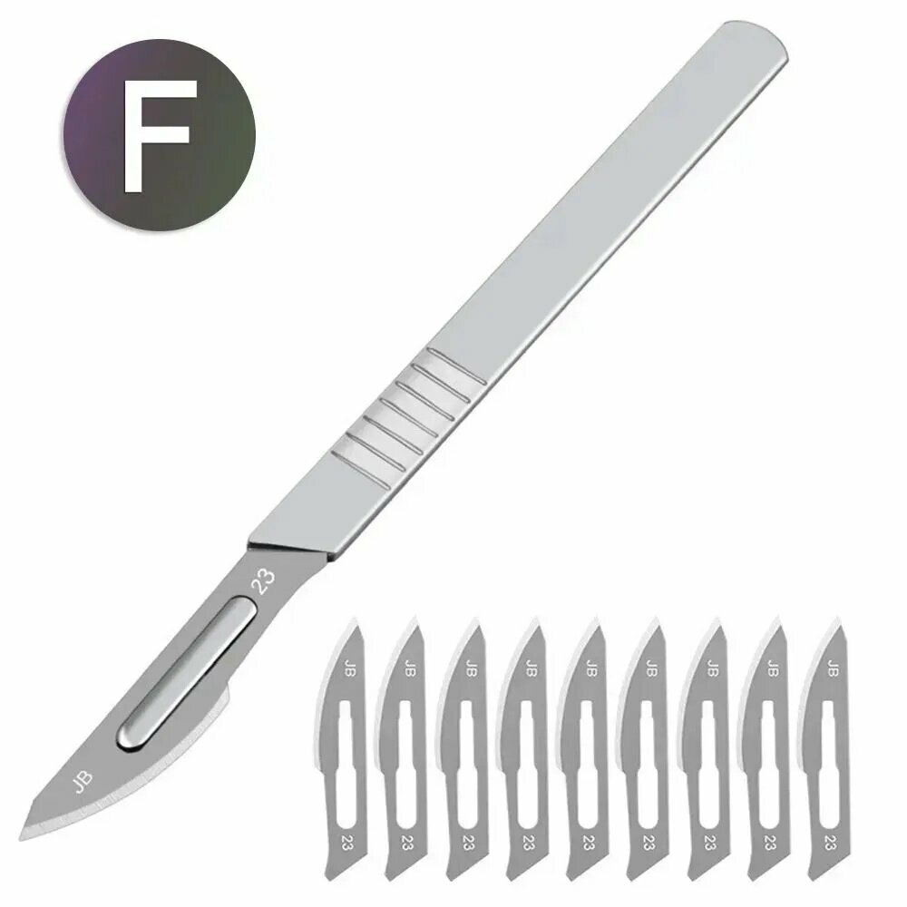 Стальной скальпель лезвие 11 23 для ремонта телефона DIY гравировки с противоскользящим покрытием