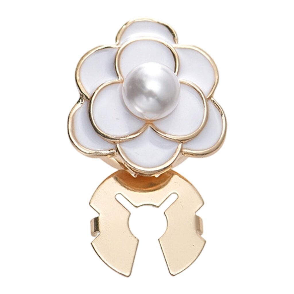 Жемчужные Цветочные Запонки Клип Декоративные Чехлы На Пуговицы Для Рубашки Блузки Свадебного Платья Повседневного Наряда Украшения Одежды