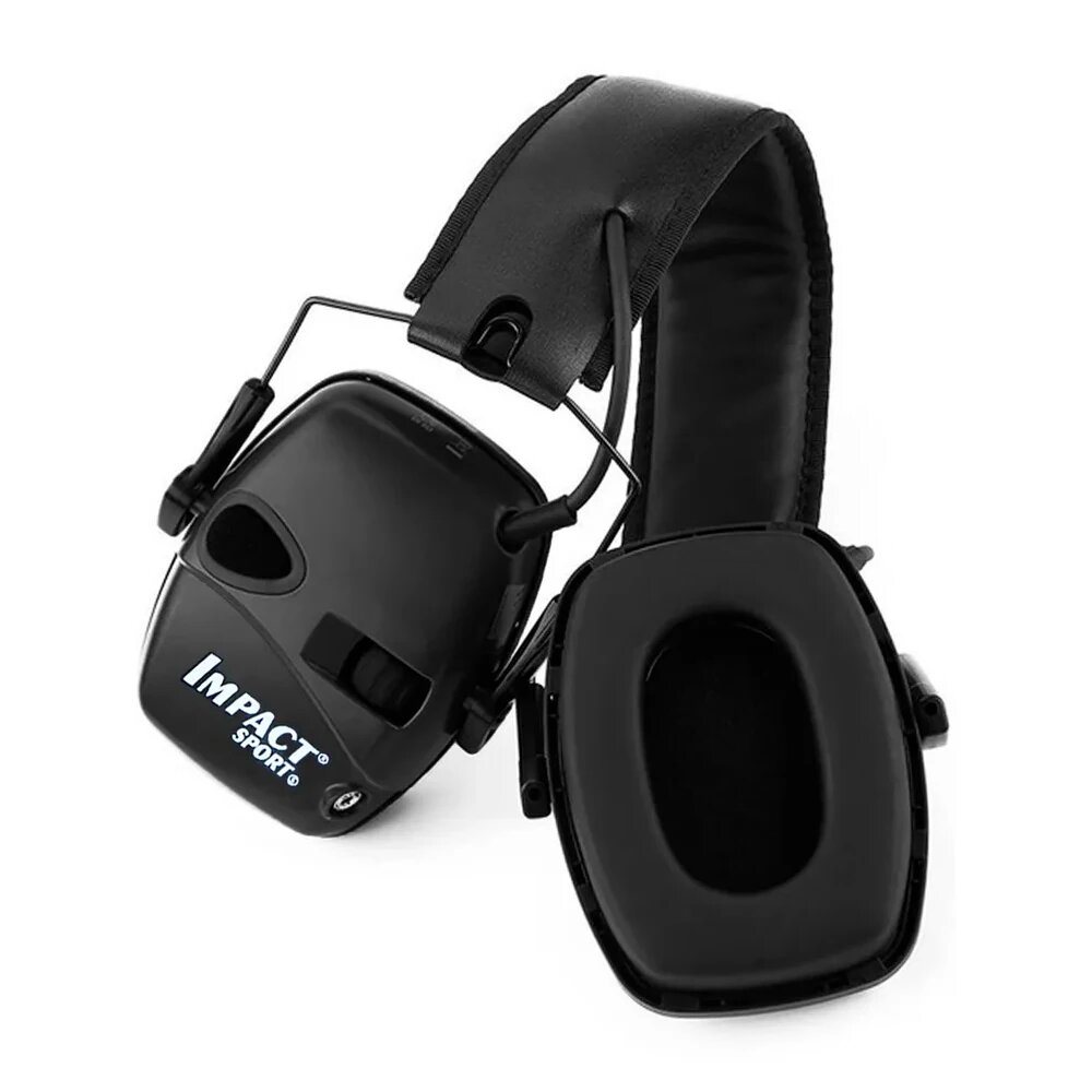 Тактические охотничьи наушники WK с шумоподавлением HL-Black