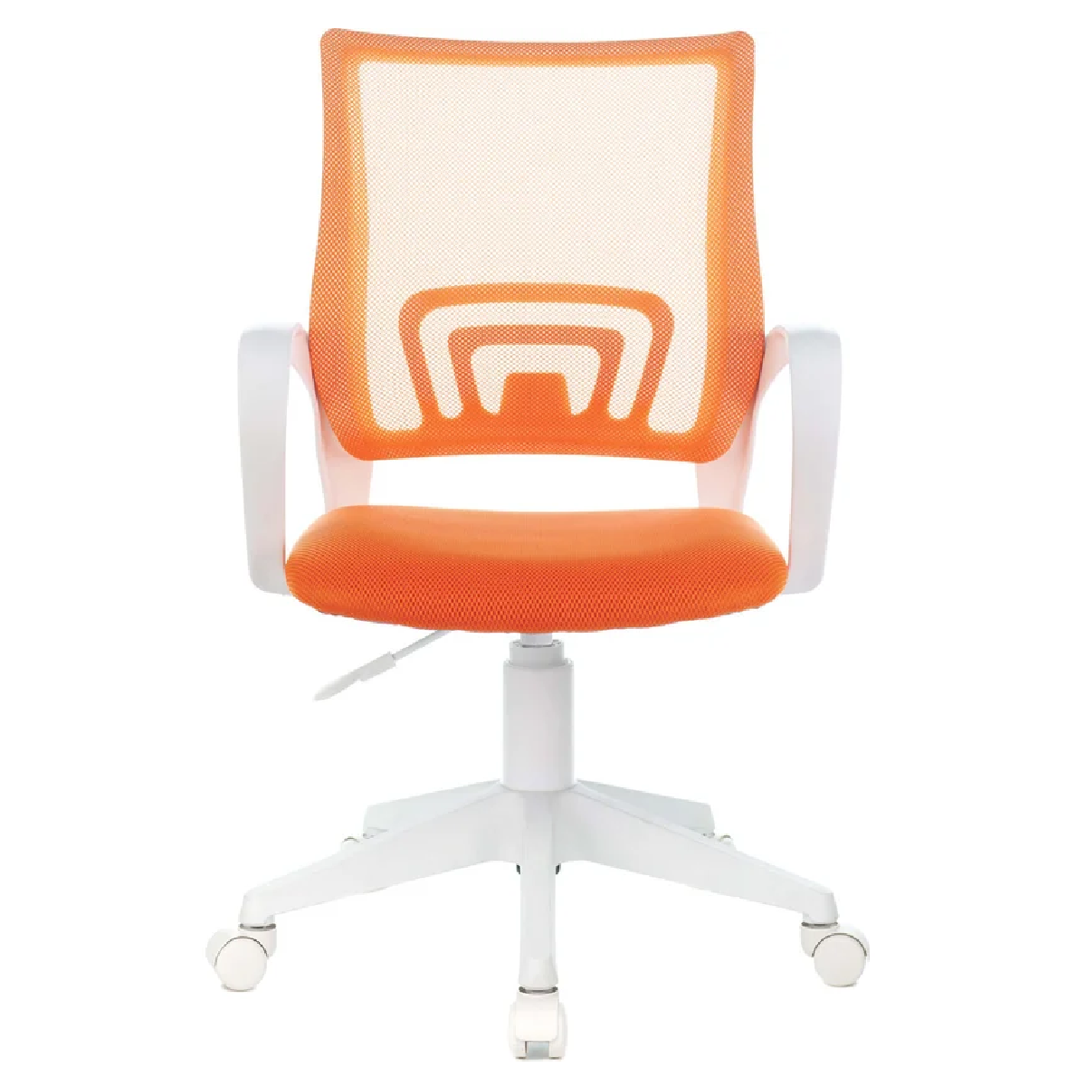 Кресло Кресло BRABIX "Fly MG-396W", с подлокотниками, сетка, оранжевый