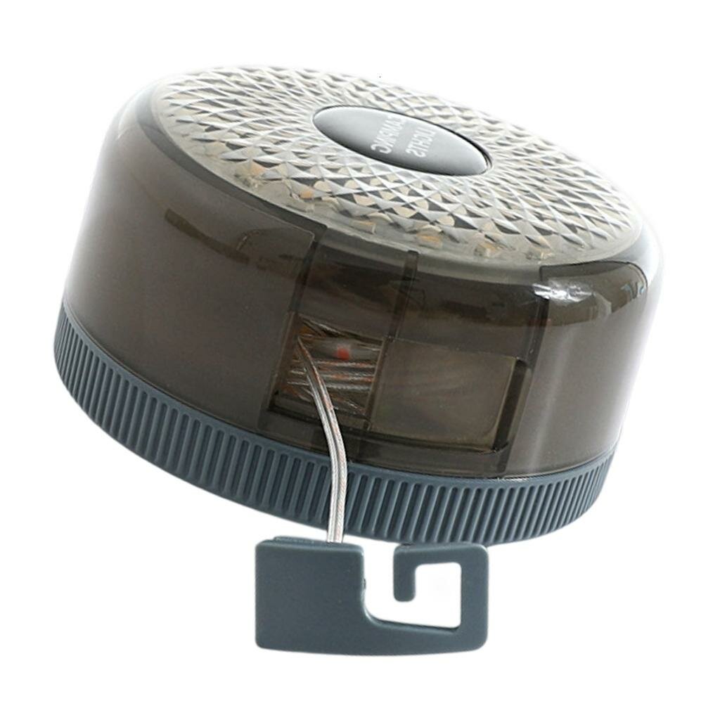 Многофункциональный кемпинговый фонарь, 8 м, перезаряжаемый, лента, портативный, АБС-текстура, Черный