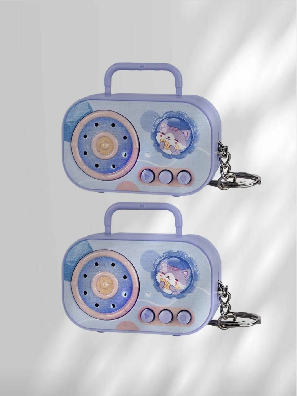 Карманный диктофон-брелок, Фиолетовый