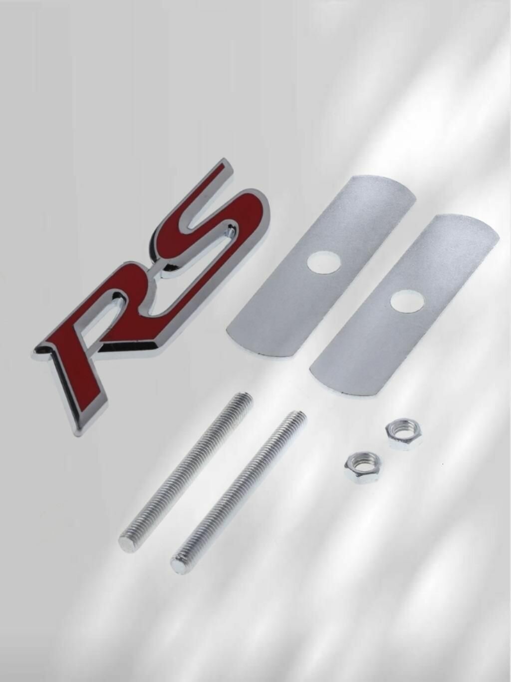 Значок эмблемы RS для Cruze Kia Rio Sportage, красный