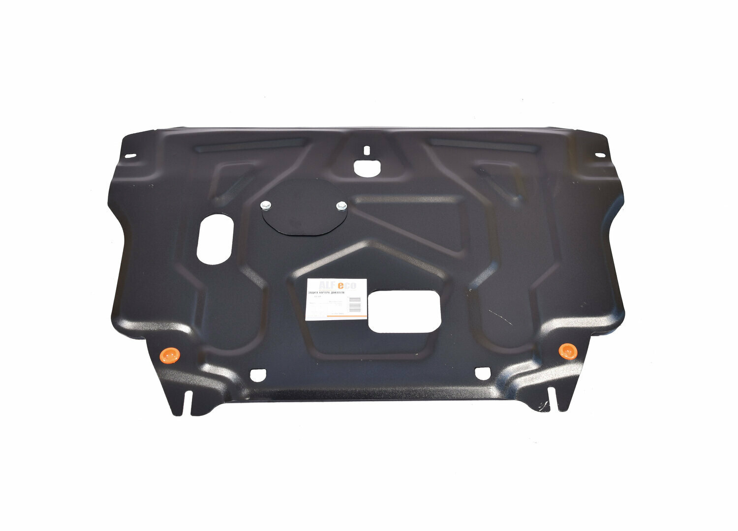 Защита ALFeco картера двигателя и кпп для Hyundai Creta 2016-, V-все, привод 4х4, 4х2. На пыльник. (сталь 2 мм) арт. ALF1041st