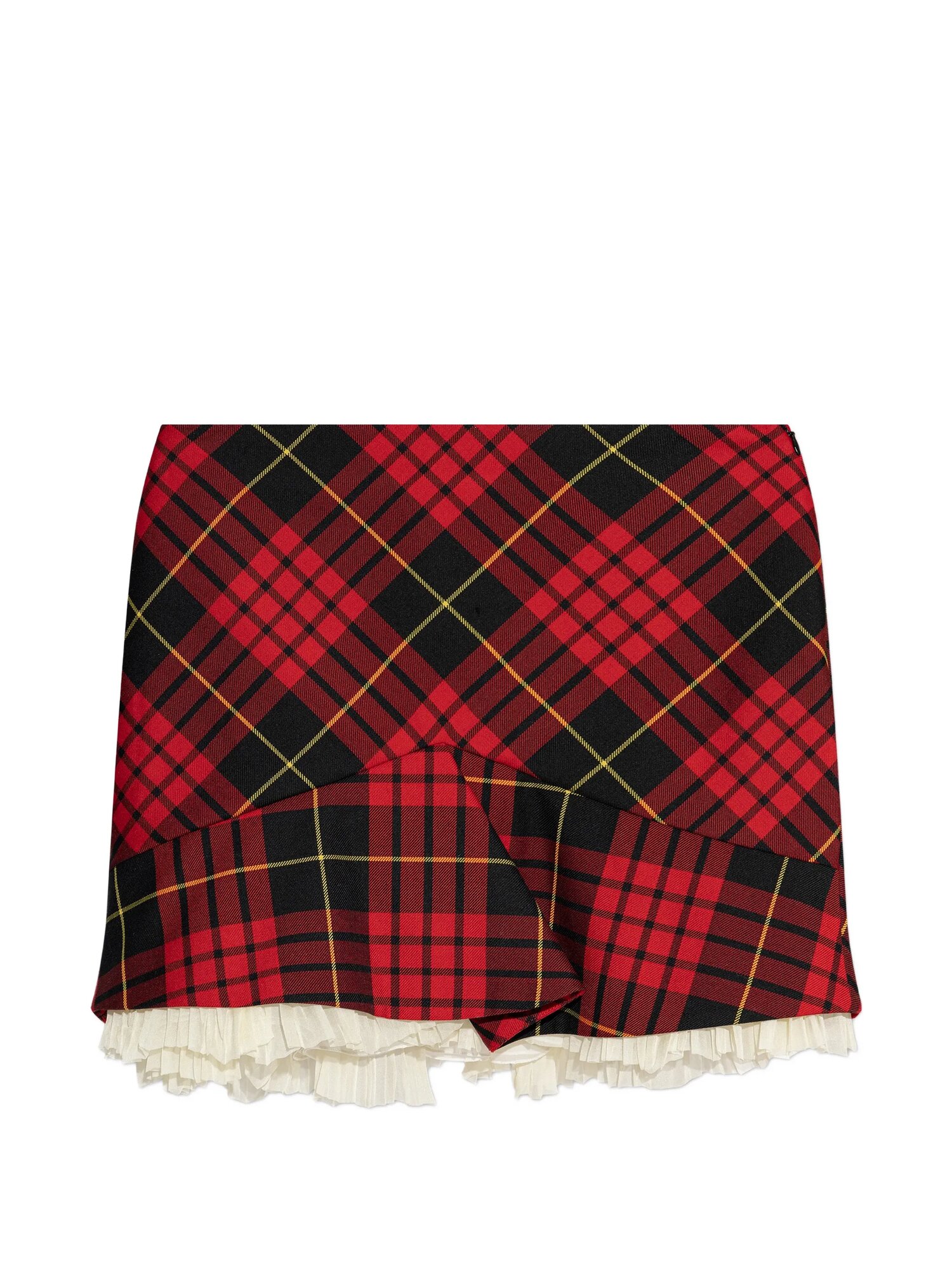 Юбка Tartan ruffled mini skirt