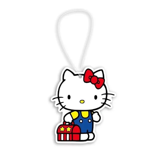 Hello Kitty My Melody Cinnamon Dog Kuromi Милый мультяшный аромадиффузор для автомобиля и дома, дезодорирующий кулон-ароматизатор для автомобиля и комнаты