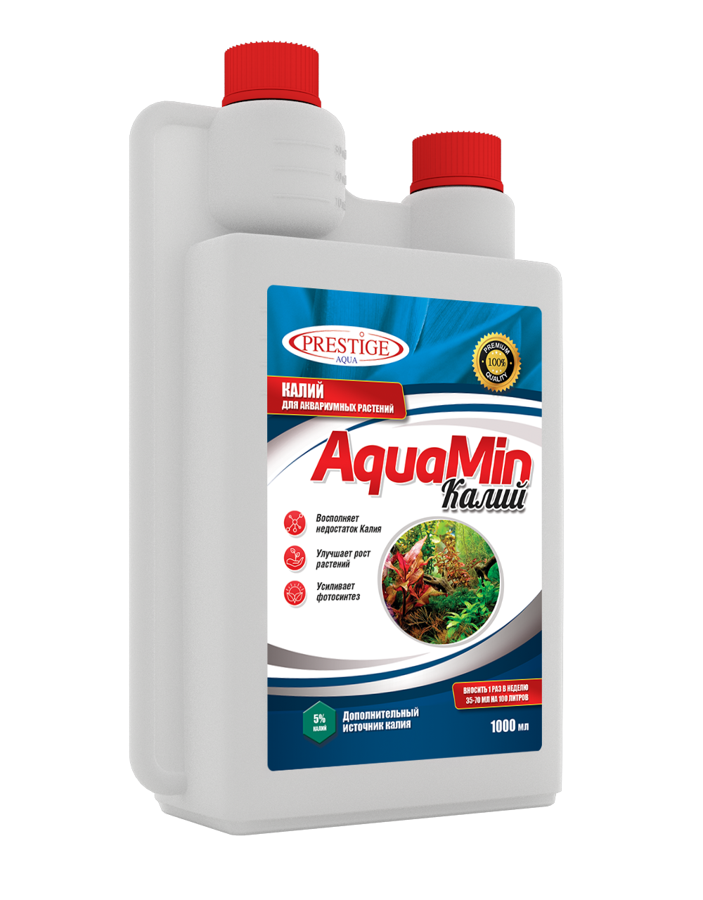 Удобрение для аквариумных растений AquaMin Калий 1 л