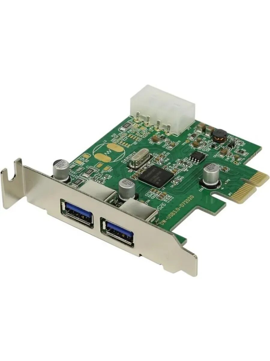 Контроллер 2-портовый XWT-PE4SV2LP RTL USB 3. x, 2. x и 1. x