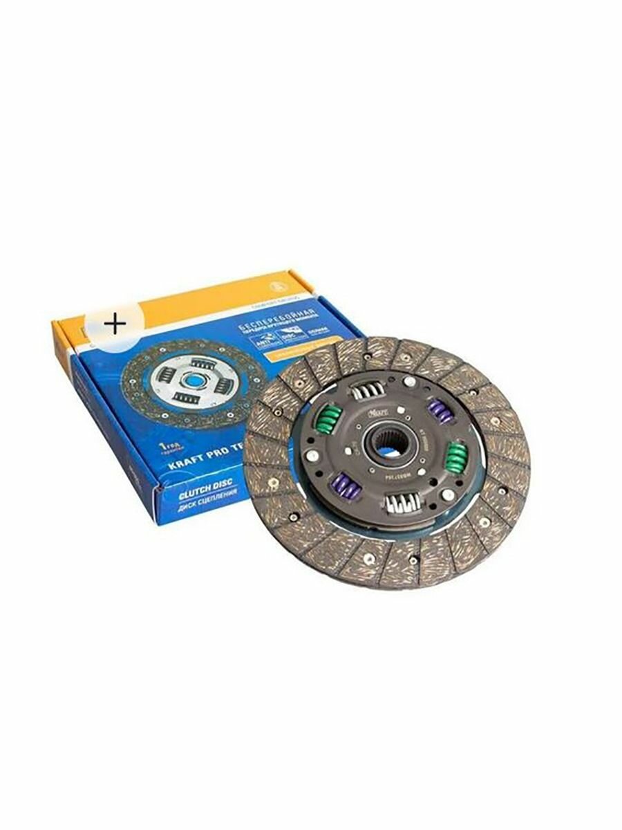 Диск сцепления KRAFT 98600 для а/м Lada Largus, Renault Logan / Лада Ларгус, Рено Логан