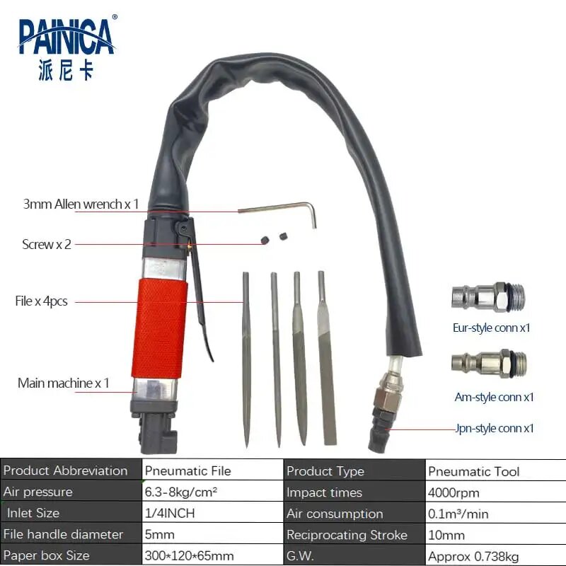 Пневматическая шлифовальная машинка PAINICA AF5