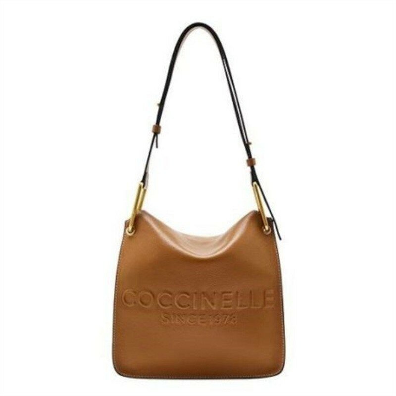 COCCINELLE/ Ванесса Джинсы Импортная Льняная Джинсовая Сумка-Тоут Сумка Ньюсбой