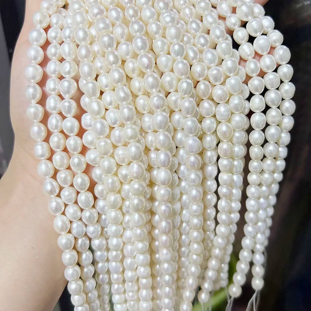 ЮEMOON Пресноводный жемчуг 8 мм 40 шт white pearl