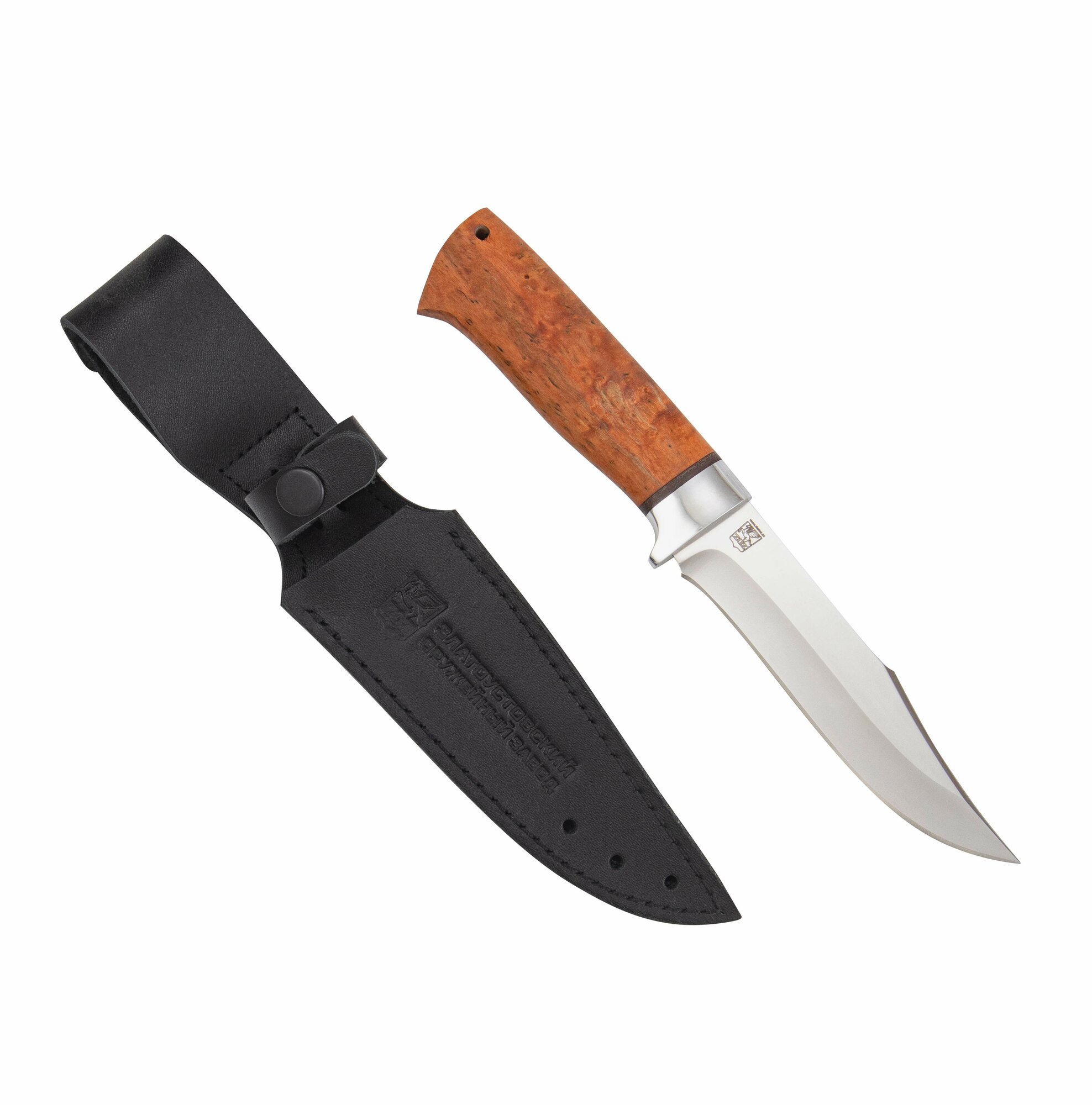 Нож "Койот" (сталь VG 10, карельская береза стабилизированная/ал.)