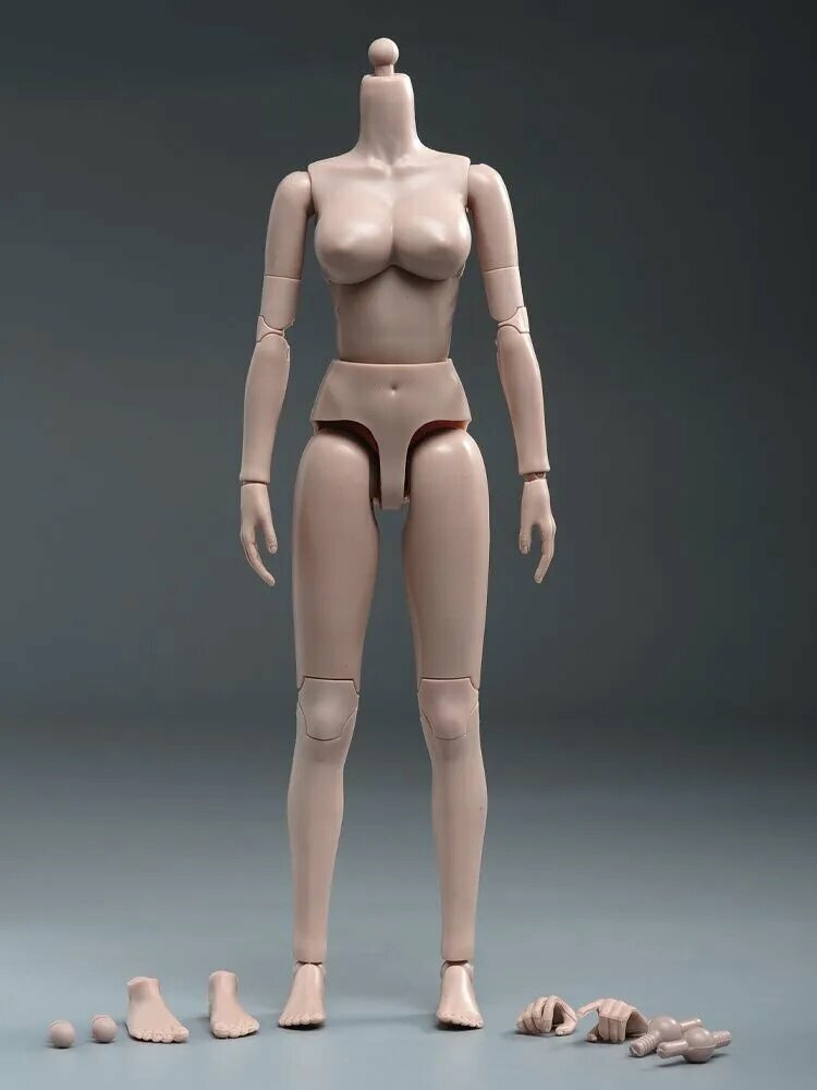Женщина Большой Бюст Загар кожа тела 1/6 HENG TOYS PE011C