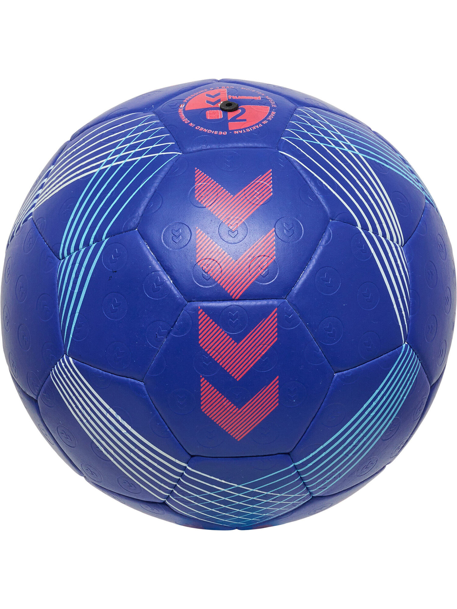 Гандбольный мяч Decathlon Hummel Storm Pro 2.0, любительский уровень, синий, 2000 г