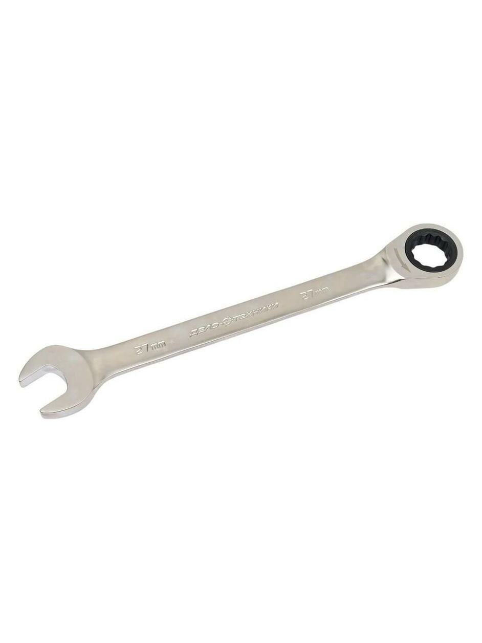 Ключ комбинированный трещоточный 27 мм. / Дело Техники 515027