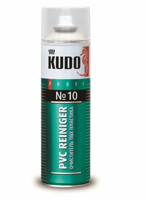 Очиститель ПВХ KUDO №10 "Proff PVC Reiniger" 650 мл, 487 г, аэрозоль