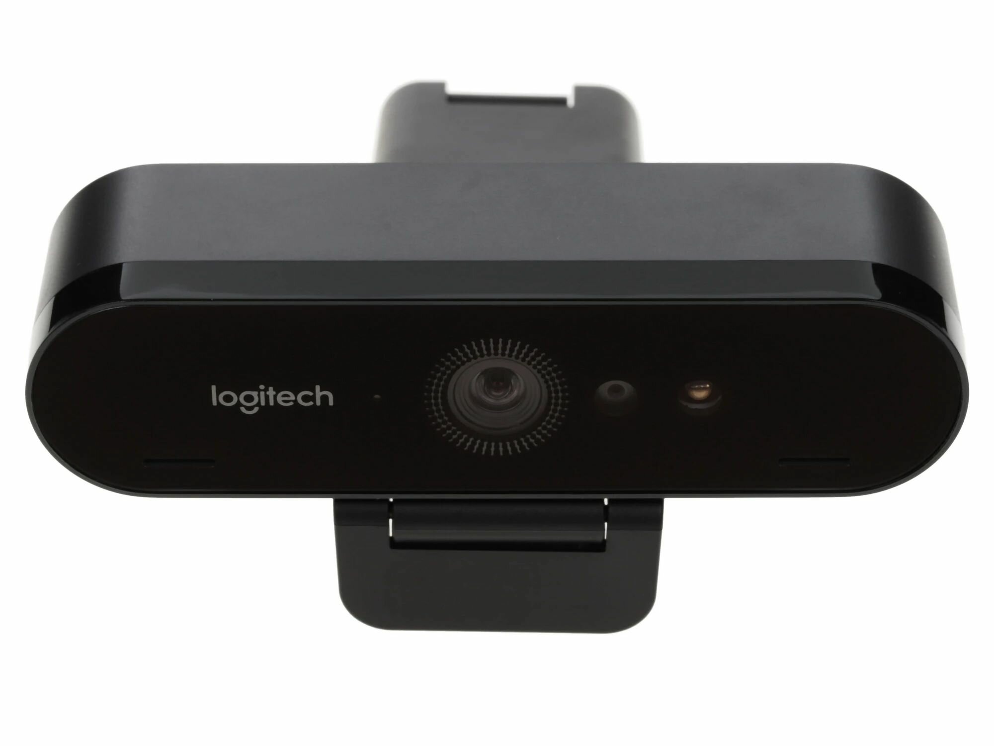 Веб-камера Logitech "BRIO", 4К, 8 Мп, встроенный микрофон, на прищепке, чёрная — фото 1