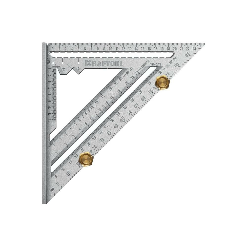 Высокоточный кровельный угольник KRAFTOOL 250 мм, 5-в-1 3441-25