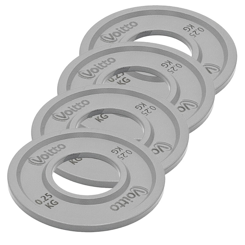 Набор стальных калиброванных дисков Voitto V-600 0,25 кг (4 шт) - d51