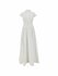 Платье armarium High-neck maxi dress, размер 40, бежевый/белый