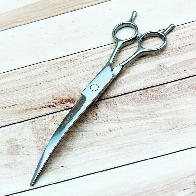 7-дюймовые изогнутые ножницы для стрижки домашних животных