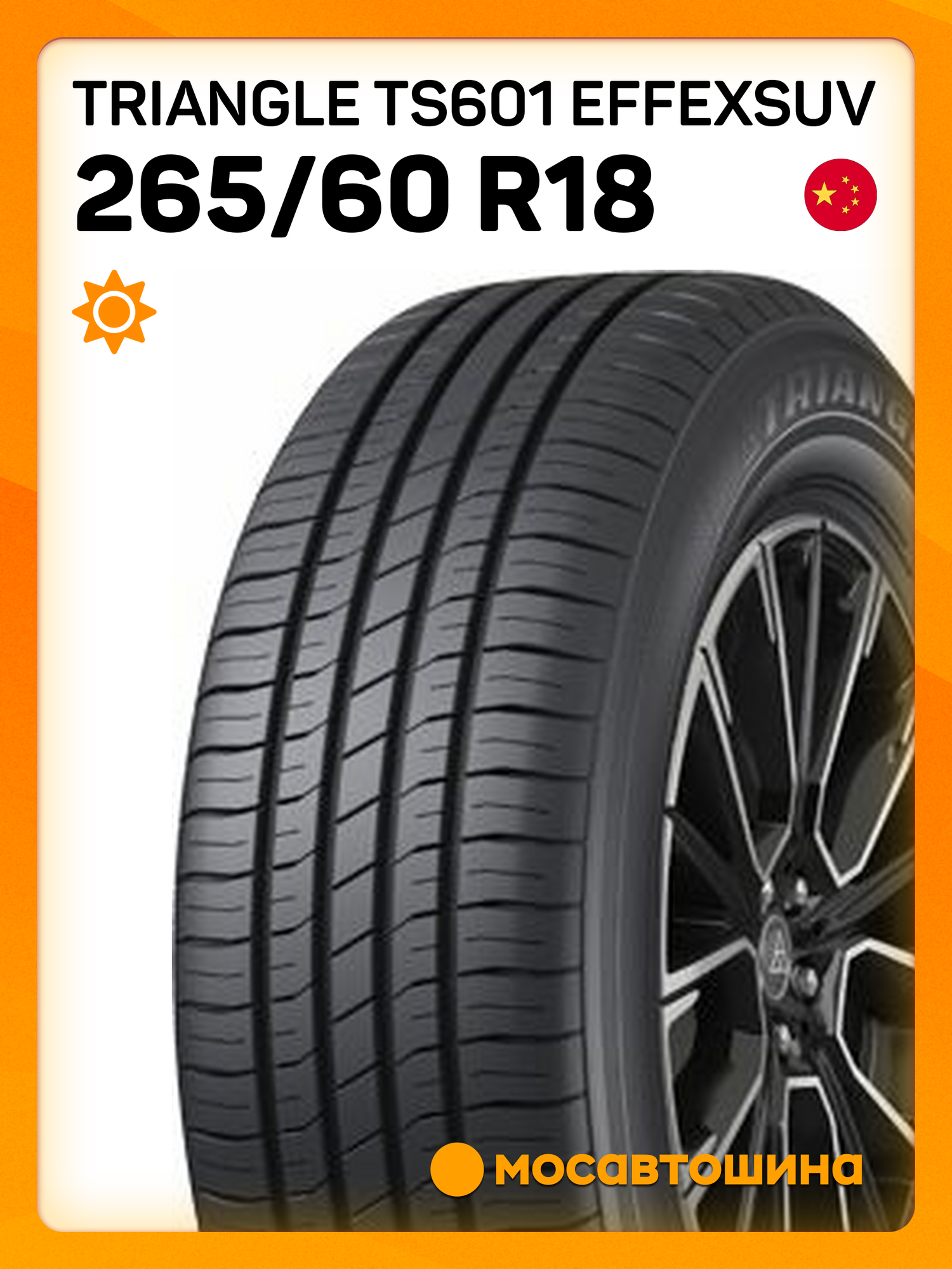 Летние автомобильные шины Triangle TS601 EffeXSUV 265/60 R18 114V