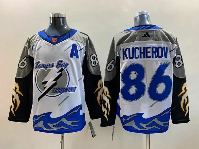 NHL джерси хоккейная Никита Кучеров Nikita Kucherov Jersey хоккейная форма игровой свитер реплика