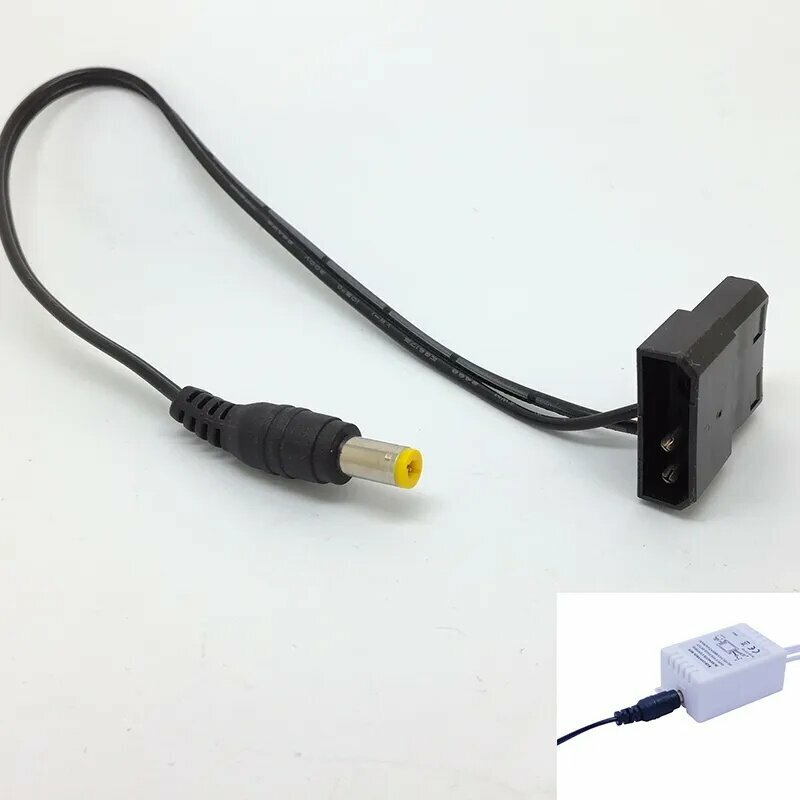 PC 4PIN Molex 5.5mm x 2.1mm DC кабель питания 12V 2A для светодиода коробки управления RGB
