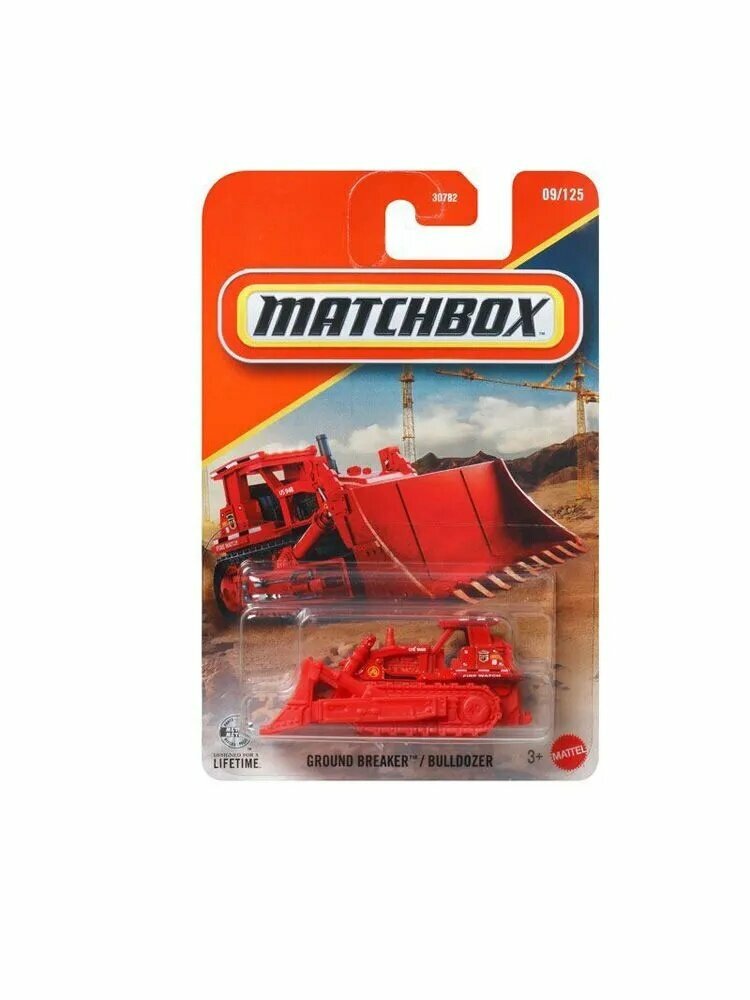 Машинка Matchbox Toys 1:64 Scale Die-Cast Basic Car 30782 Ground Breaker