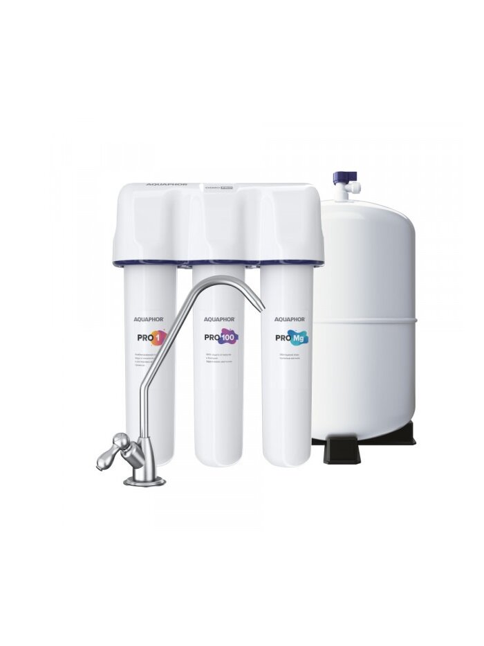 Водоочиститель под мойку Аквафор Osmo Pro 100, обратный осмос