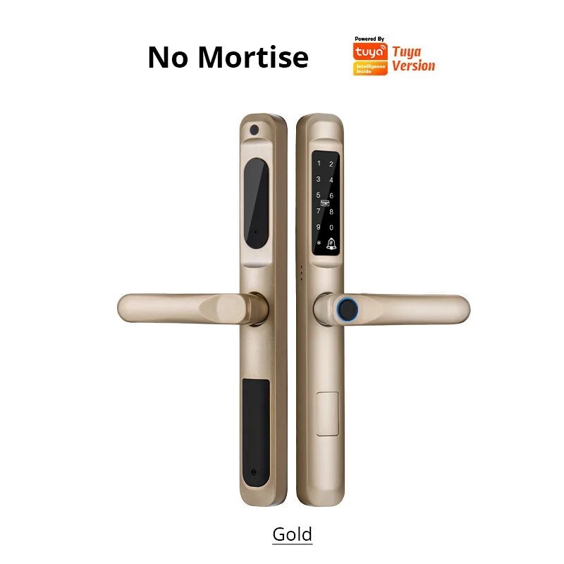 Умный замок YRHAND A6 TYG Gold no mortise