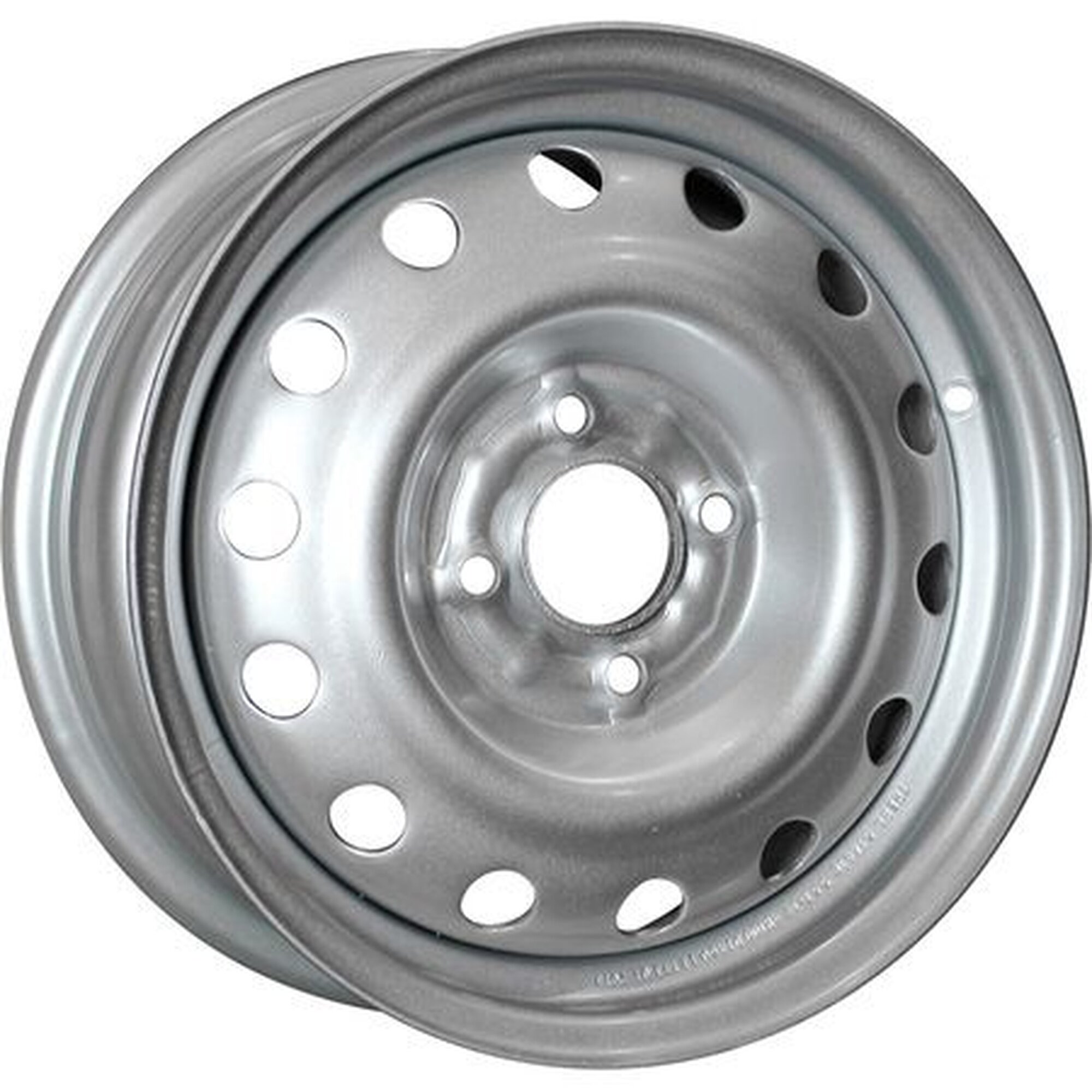 Колесный штампованный диск Trebl 53A43C TREBL R14x5.5 4x100 ET43 CB60.1 Silver