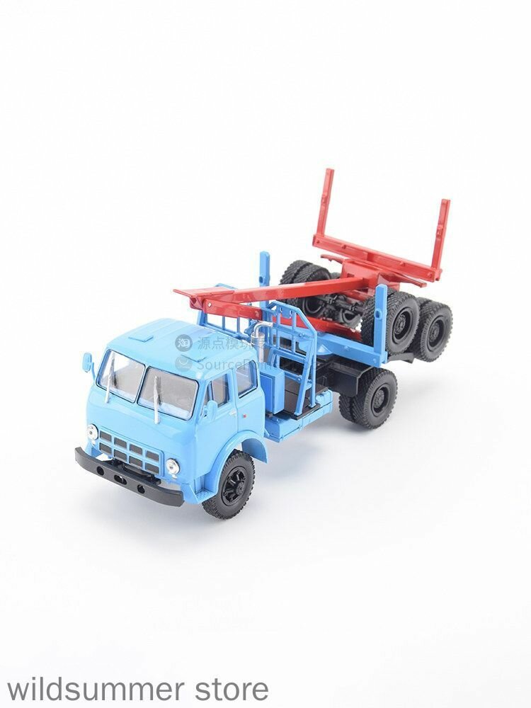 Ретро советский грузовик МАЗ-509А для перевозки леса, модель в масштабе 1:43, готовое пластиковое коллекционное изделие JGRN116