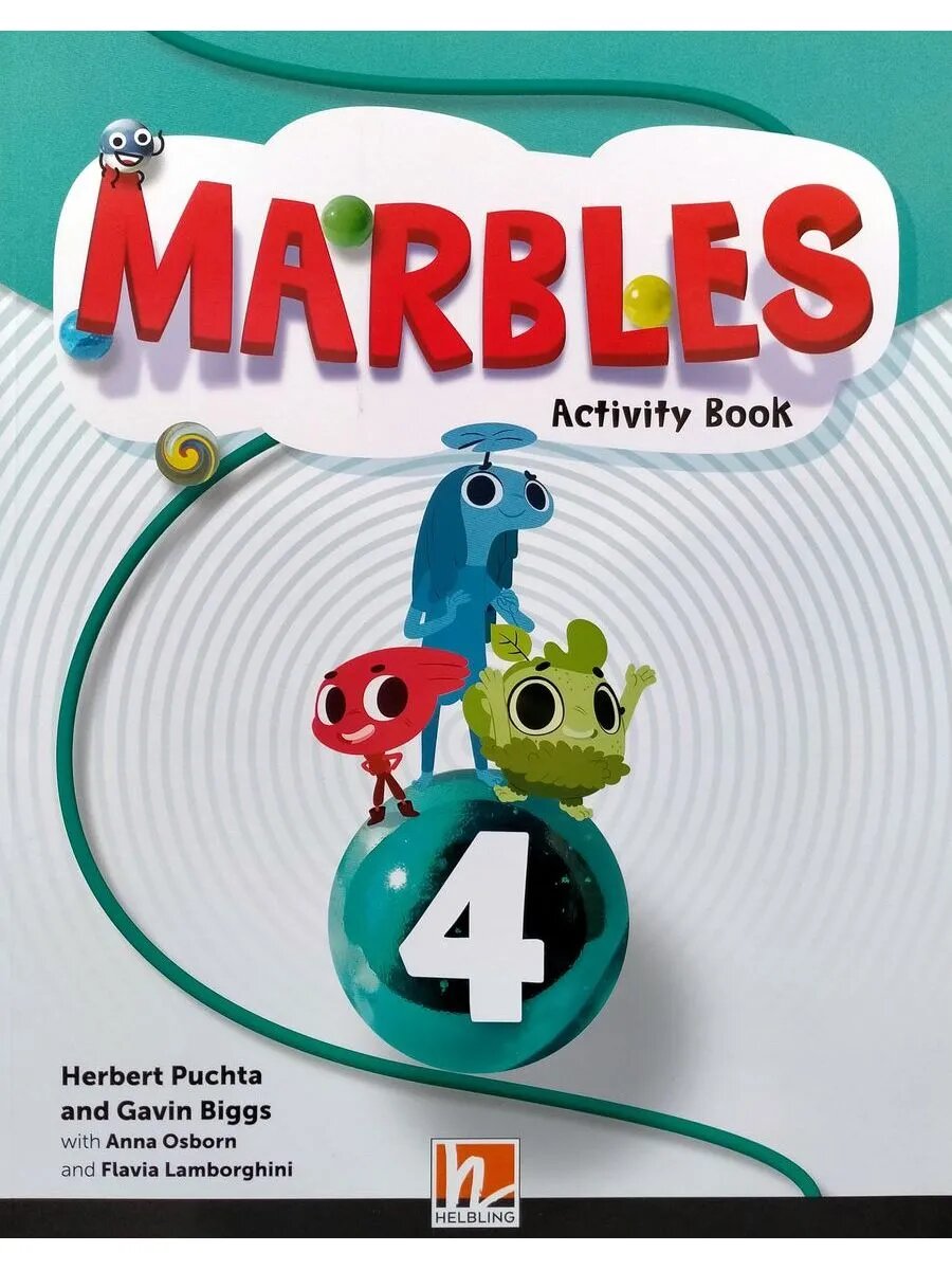 Marbles 4 Activity Book + app + e-zone начальная школа | Helbling Languages