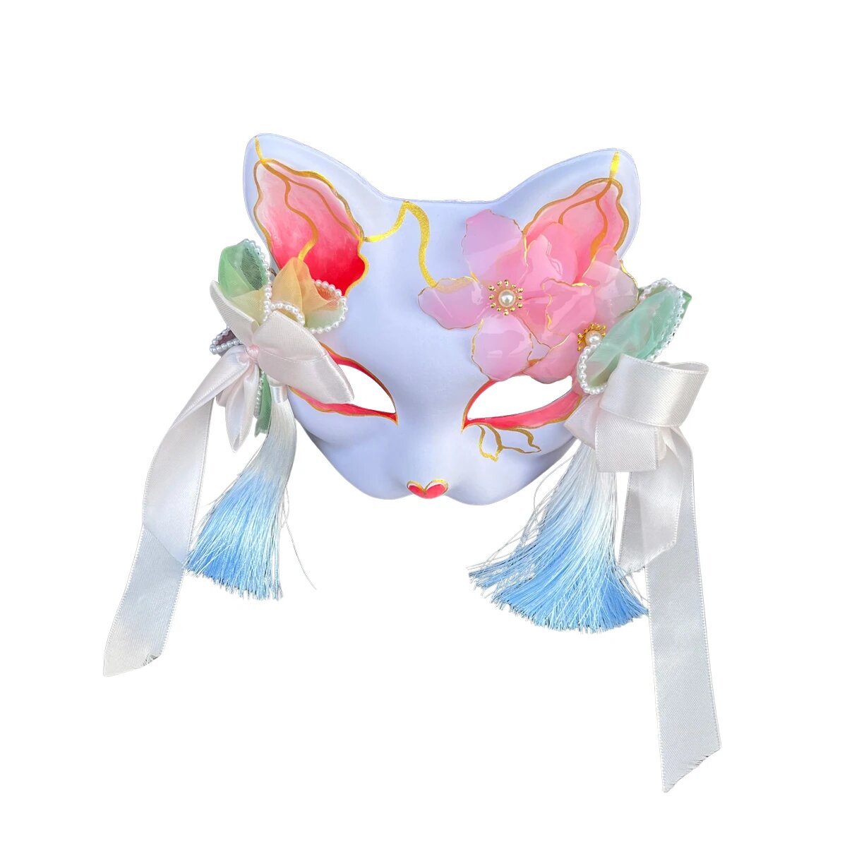 Японская маска кицунэ Foxy Cat E