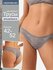 Трусы MIOPREMIO, размер 6/2XL, серебряный, серый