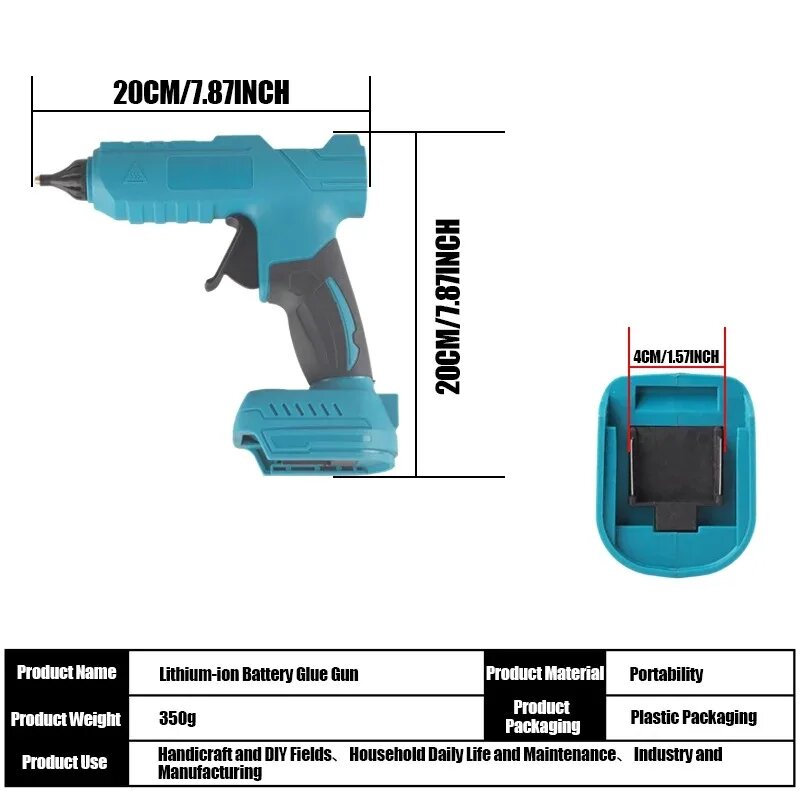 Беспроводной клеевой пистолет Makita 18В