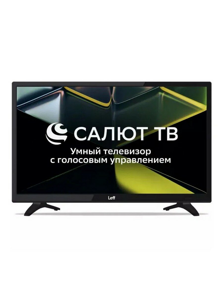 24" Телевизор Leff 24H690T Black