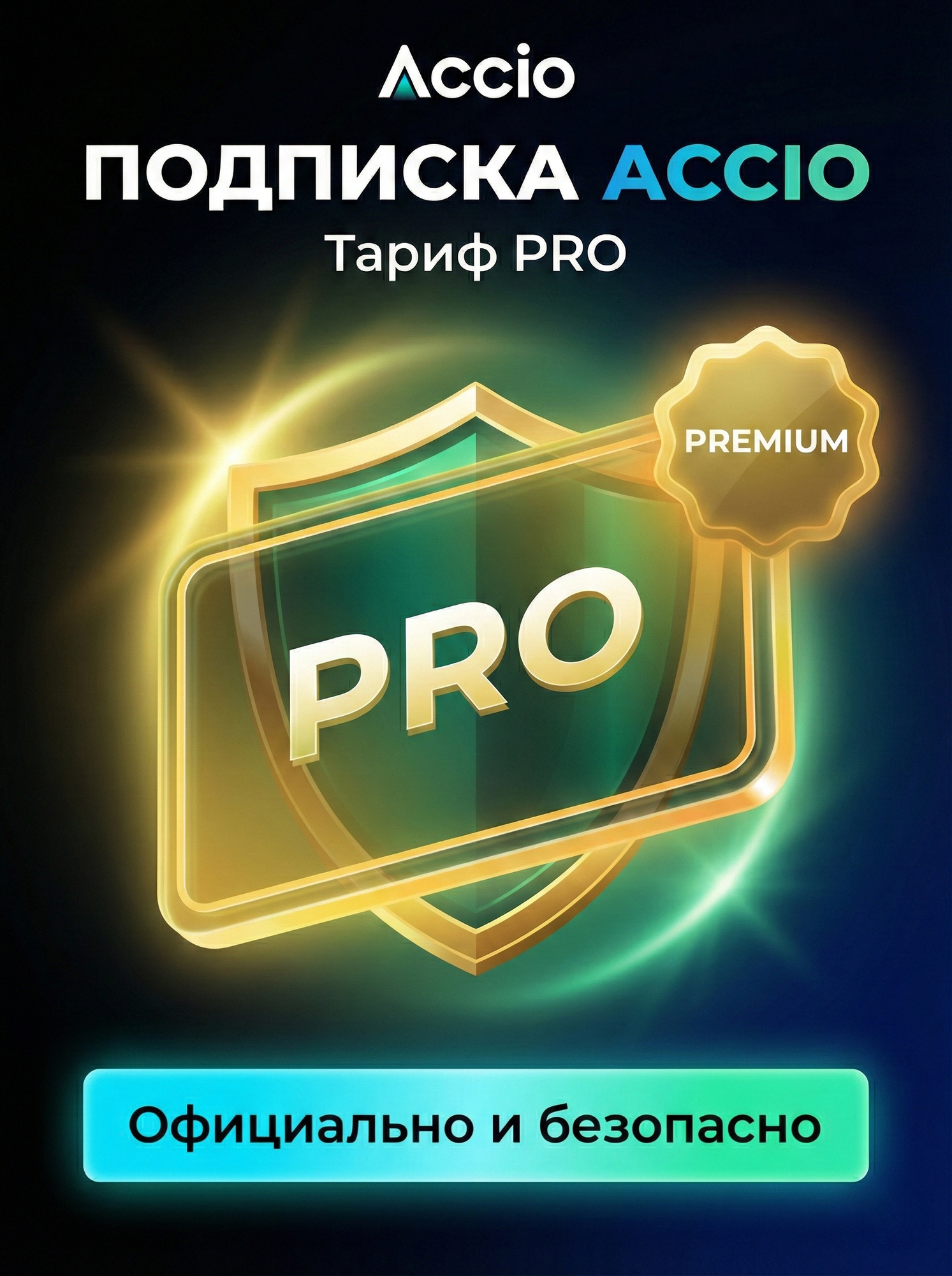 Подписка Accio AI Pro 12 месяцев - активация офицаильной подписки ассио аи про 12 месяцев