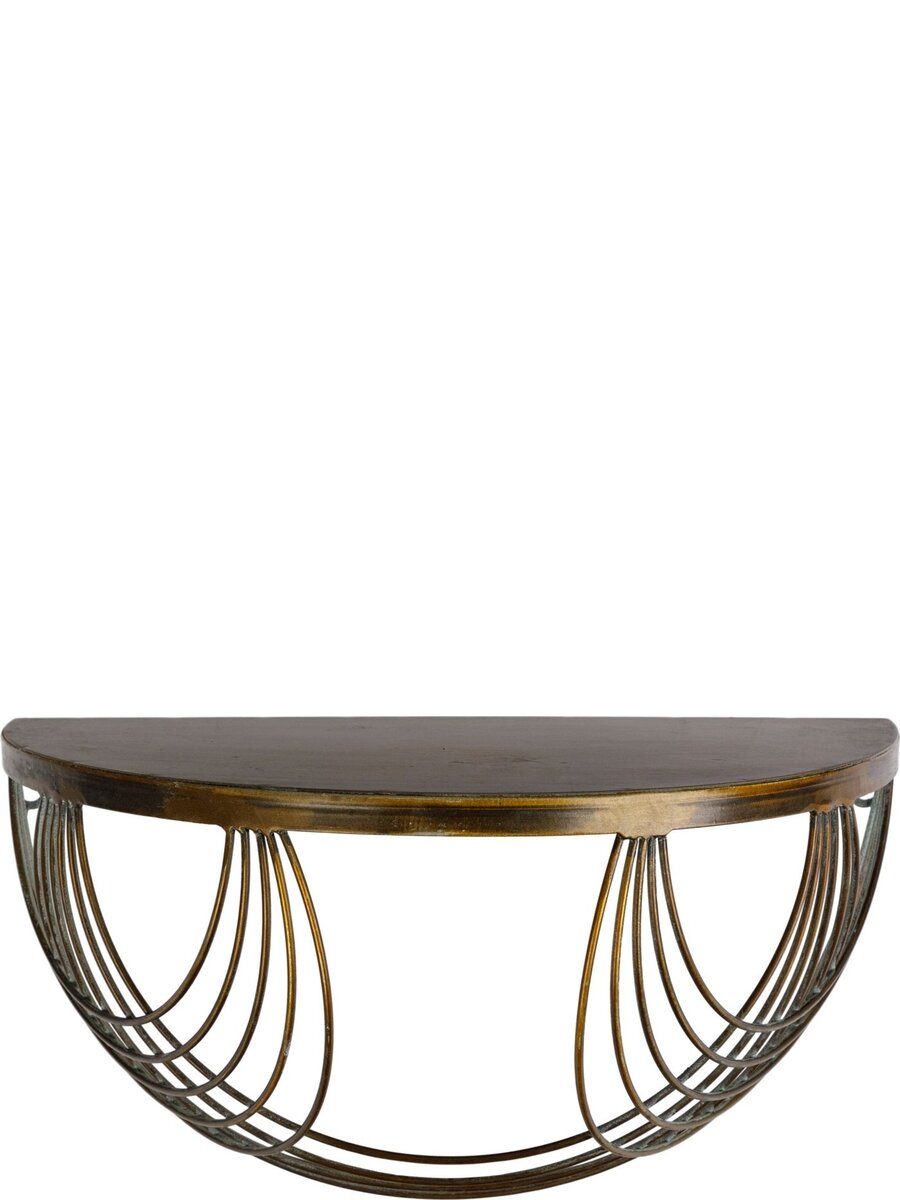 Настенная консоль Glasar, 57-072/2, металл, 40 см x 21 см x 22 см