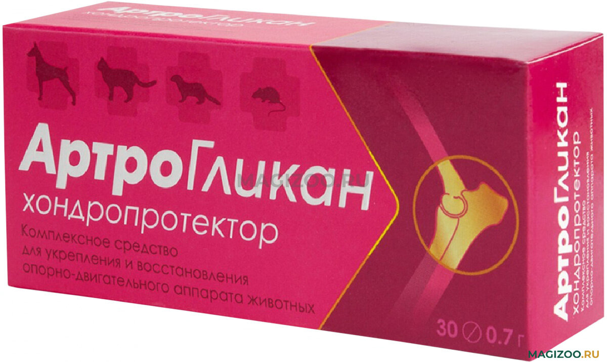 Таблетки Артрогликан (Биоцентр ЧИН) Артрогликан, 30шт. в уп.