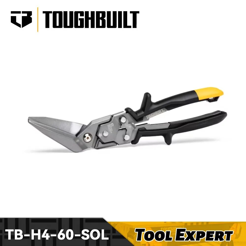 TB-H4-60-SOL TOUGHBUILT авиационные ножницы со смещением из легированной стали, прямые, удлиненные, со смещением
