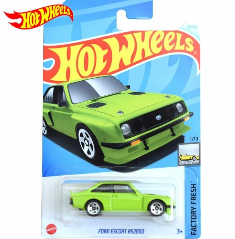 Машинка базовая Hot Wheels Ford Escort RS2000 салатовый
