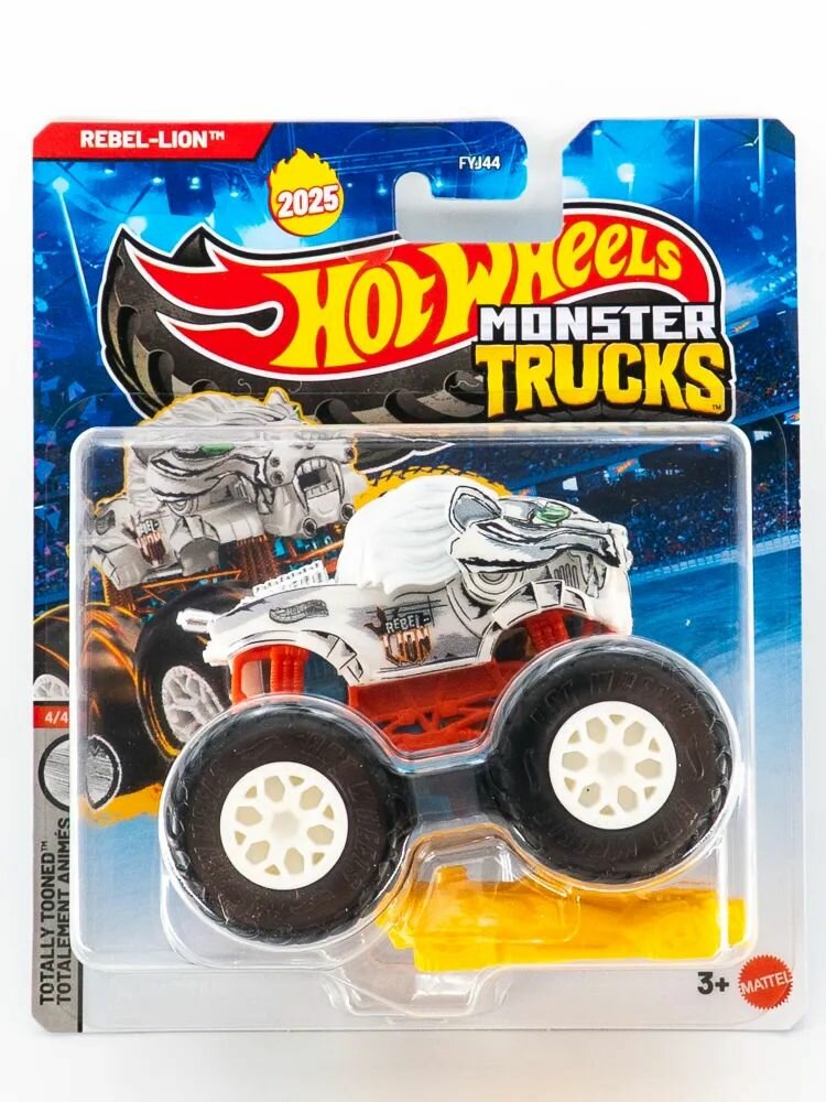 Машинка Monster Trucks Hot Wheels Rebel-Lion JCD94