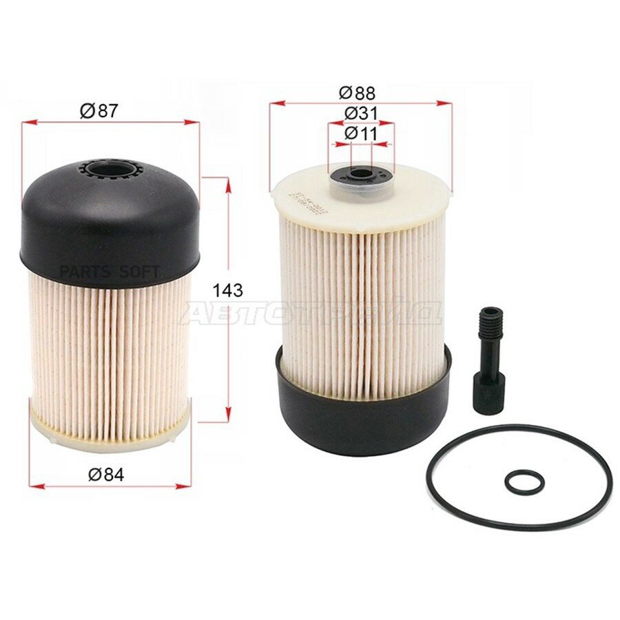 Фильтр топливный Nissan Note 12-20 / Renault Duster 10-21 SAT ST-54-0012 | цена за 1 шт