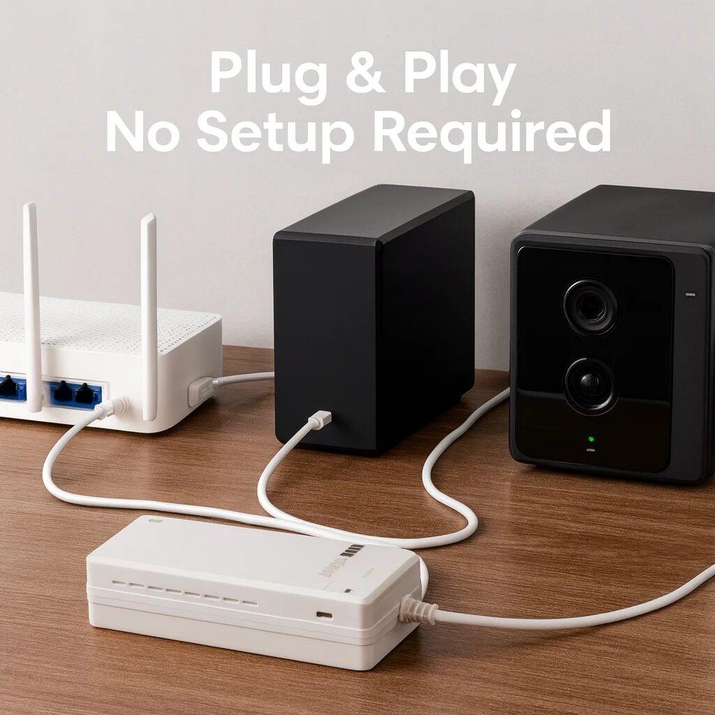 Резервное питание 12В для ПК, маршрутизатора